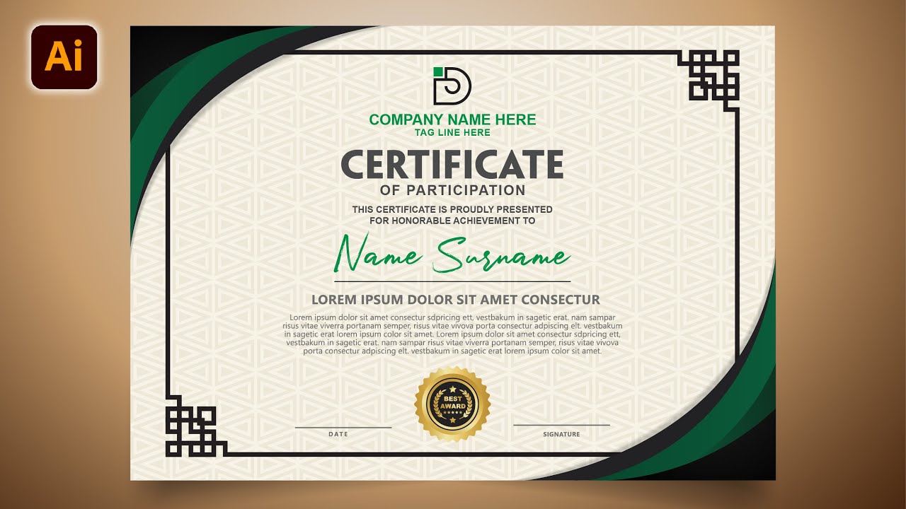 Learn Adobe Illustrator: Create Professional Certificates Now! - YouTube