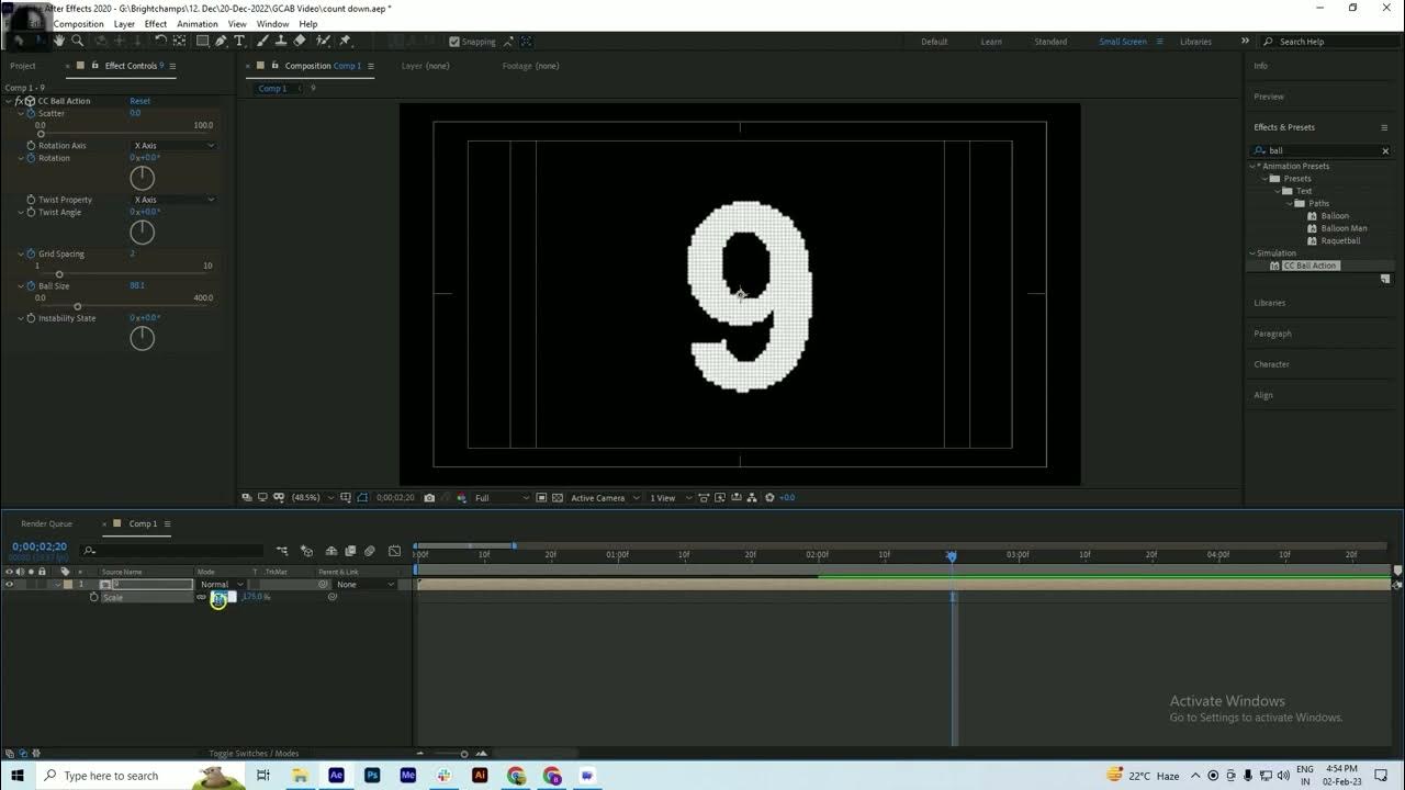 How to create Count down Animation | After Effects Animation without using any plugins - YouTube