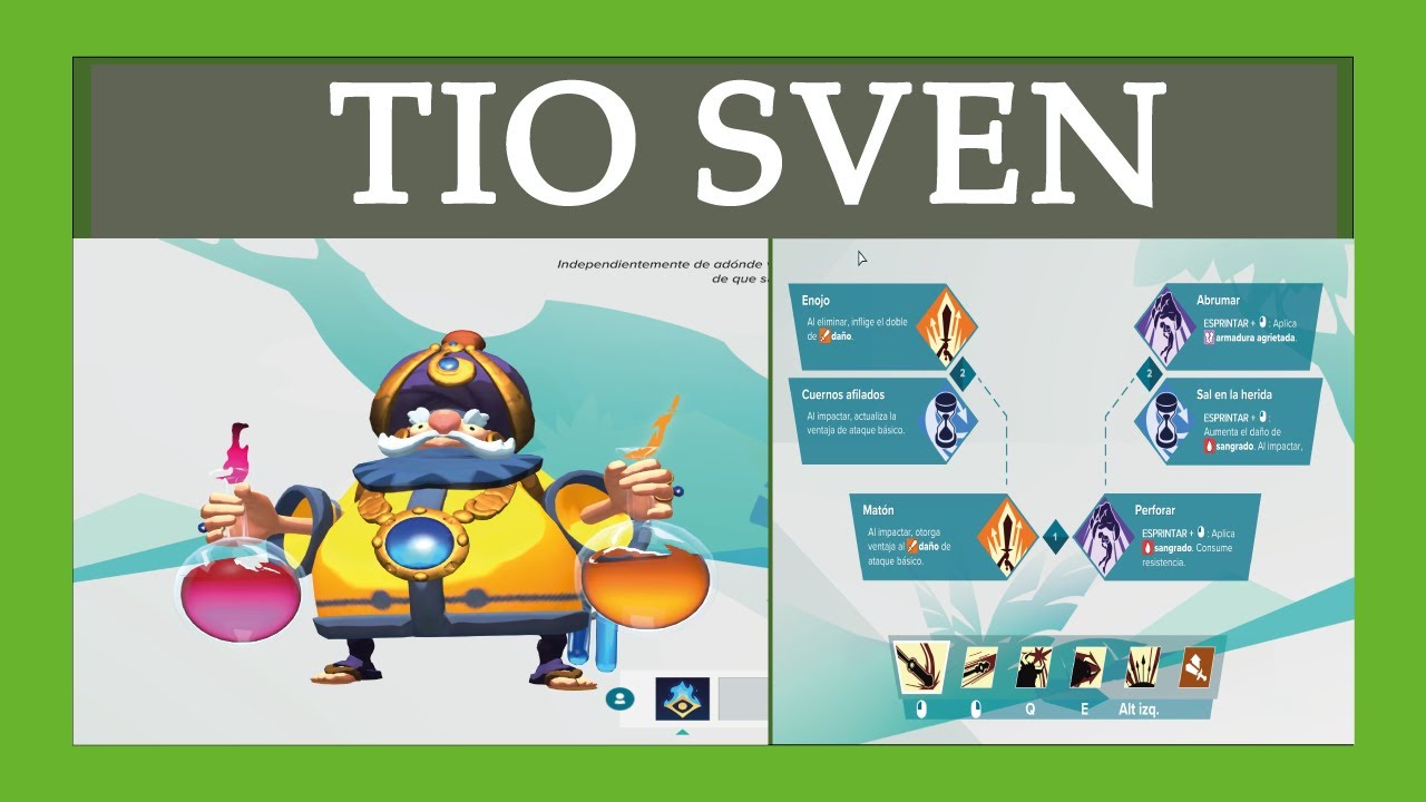 🟢 Tio Sven Tutorial Mejor Build Y Gameplay En Español Gigantic Rampage Edition Youtube