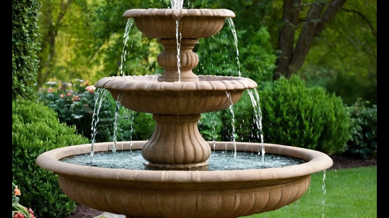 How to Build a DIY Garden Fountain: Add a Splash of Elegance! - YouTube