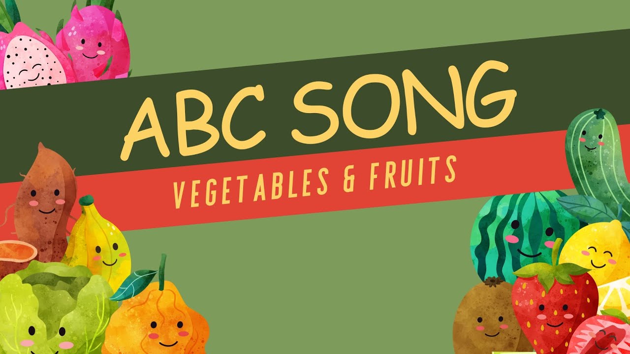 ABC for kids/ ABC song/ Fruits and veggies ABC/ABC rhymes/Alphabet song ...