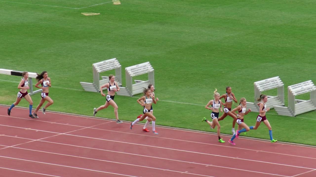 1500M Final 14W Elle Rutherford 4:35.12 Qld State Championships 2016 ...