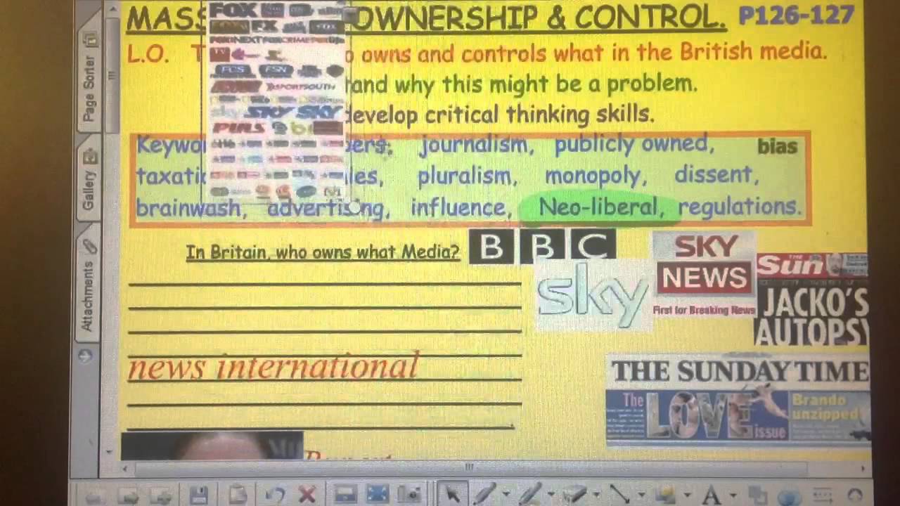 MASS MEDIA, OWNERSHIP & CONTROL - YouTube