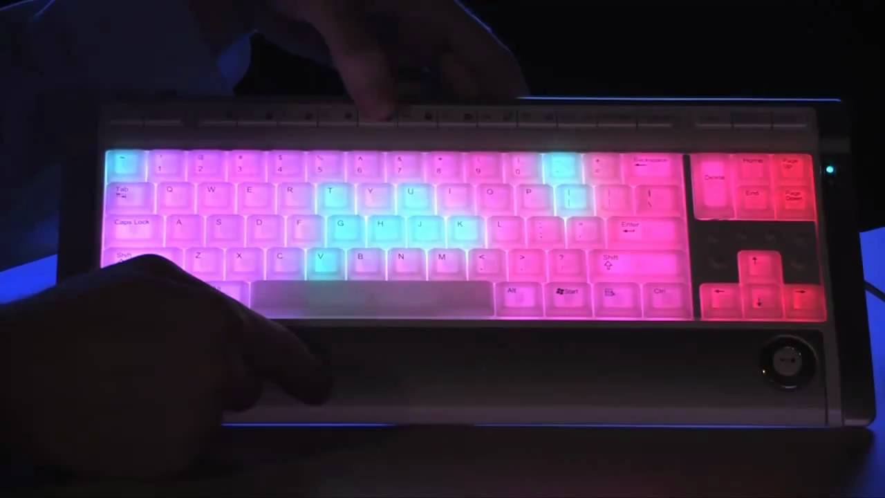 Luxeed U7 Crossover Programmable Color Keyboard - YouTube