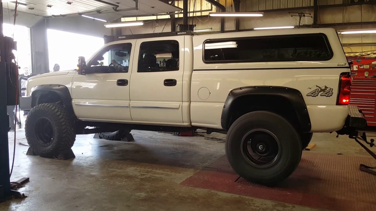Solid axle swap duramax dyno #2 - YouTube