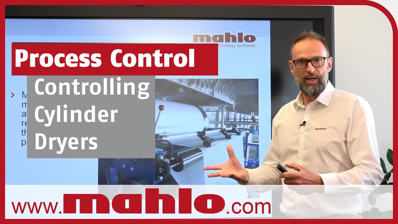Cylinder dryer control with Mahlo process control: Atmoset SMT - YouTube