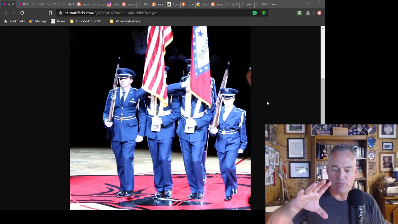 Color Guard Differences - Air Force - YouTube