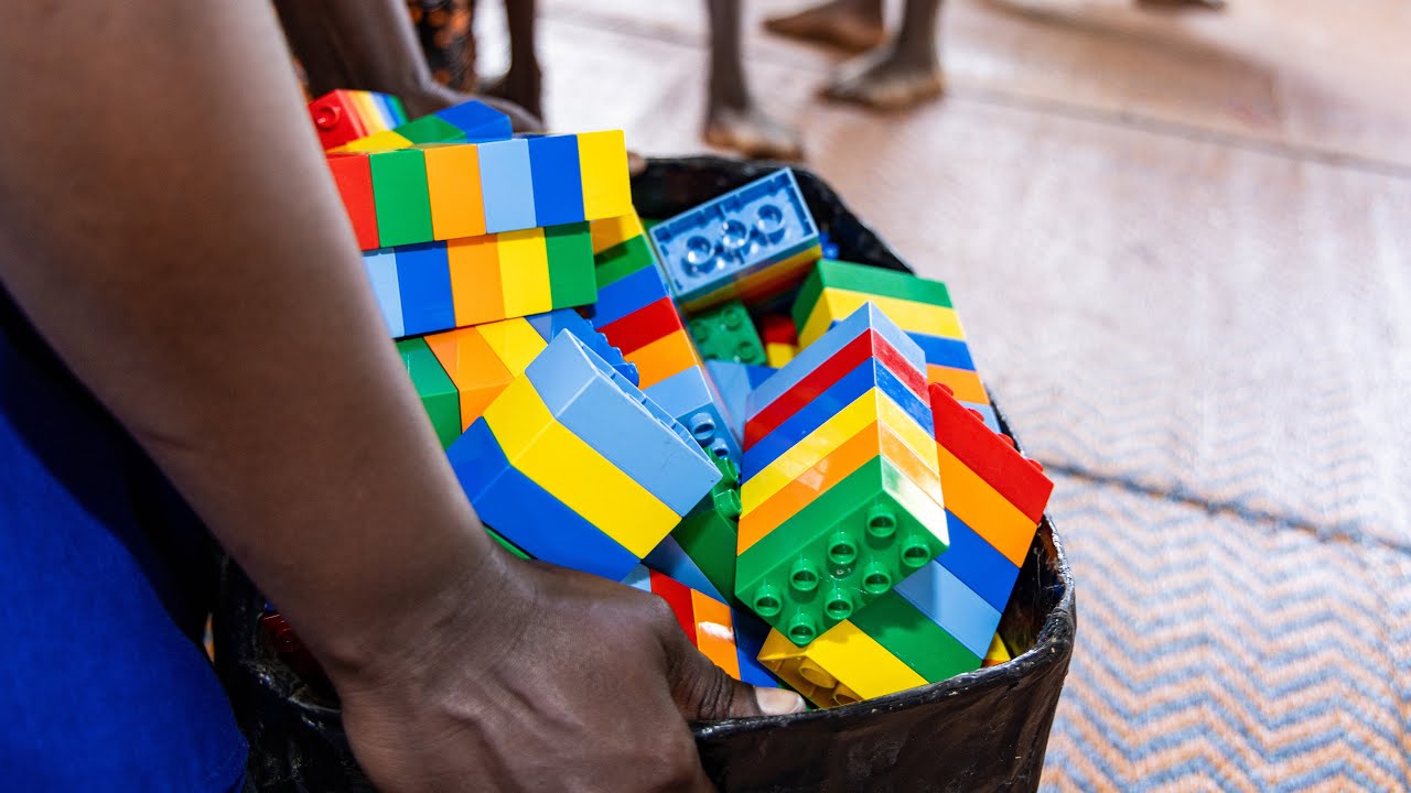Learning Through Play with LEGO® Bricks in Uganda - YouTube