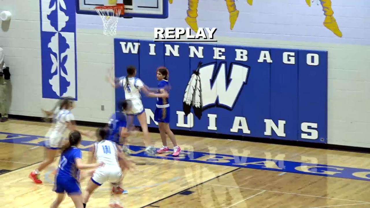 Winnebago Varsity Basketball - Lady Indians vs Santee - February 8 ...