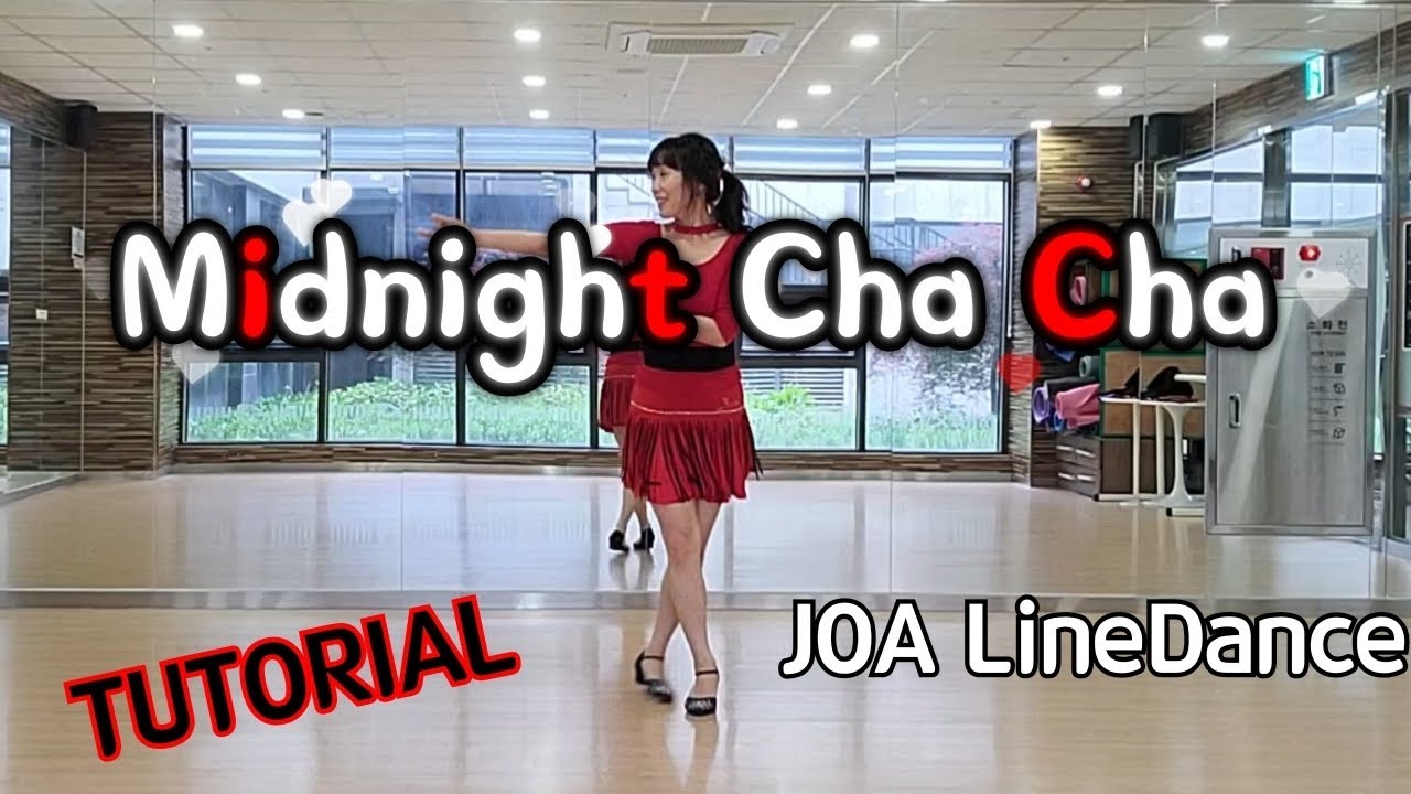 Midnight Cha Cha LineDance(Tutorial)(High Beginner)#평택조아라인댄스설명 #초급라인댄스 - YouTube