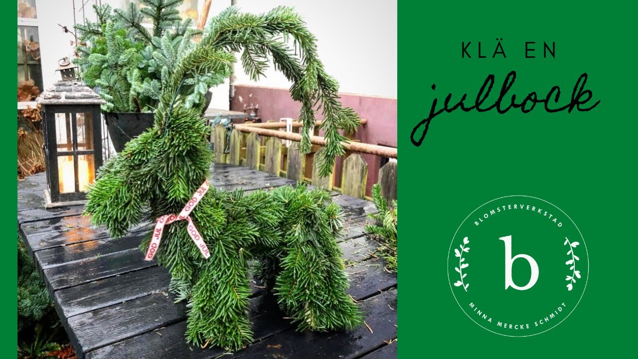 Såhär klär du en julbock - YouTube