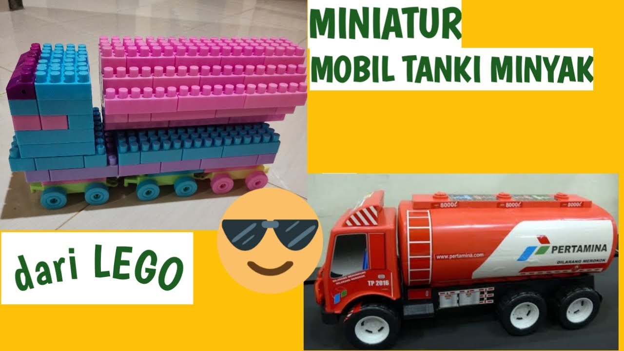 Cara membuat mobil Pertamina dari lego - YouTube