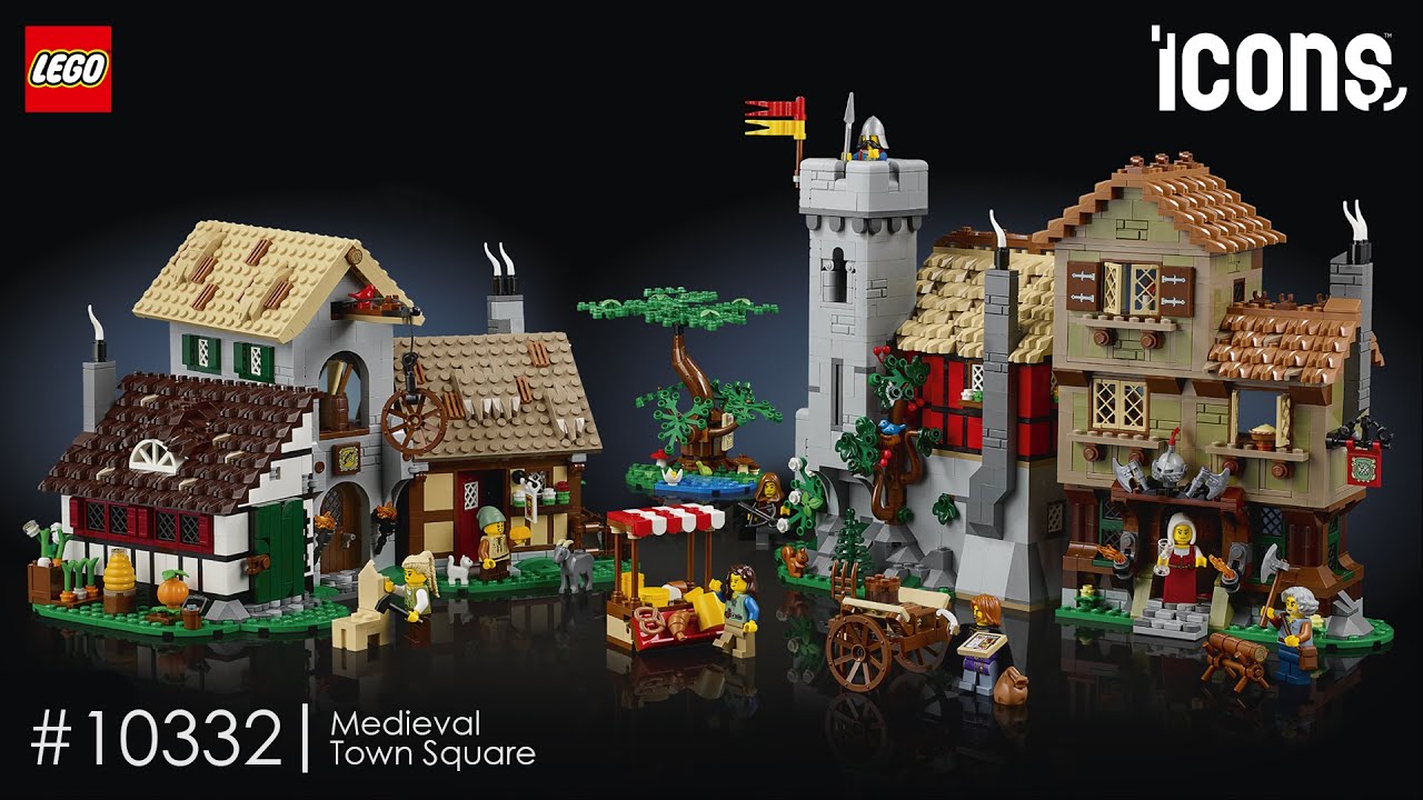 LEGO Icons - Medieval Town Square 10332 - YouTube