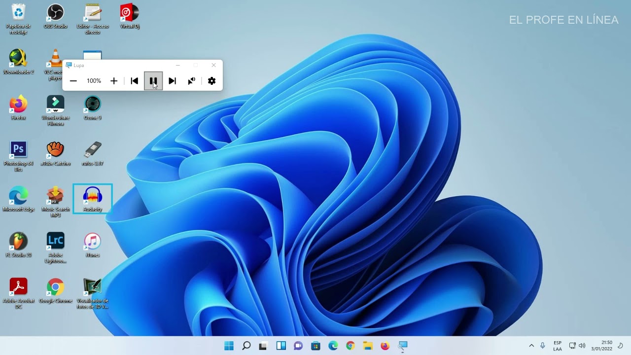 19. Windows 11: Herramienta Lupa - YouTube