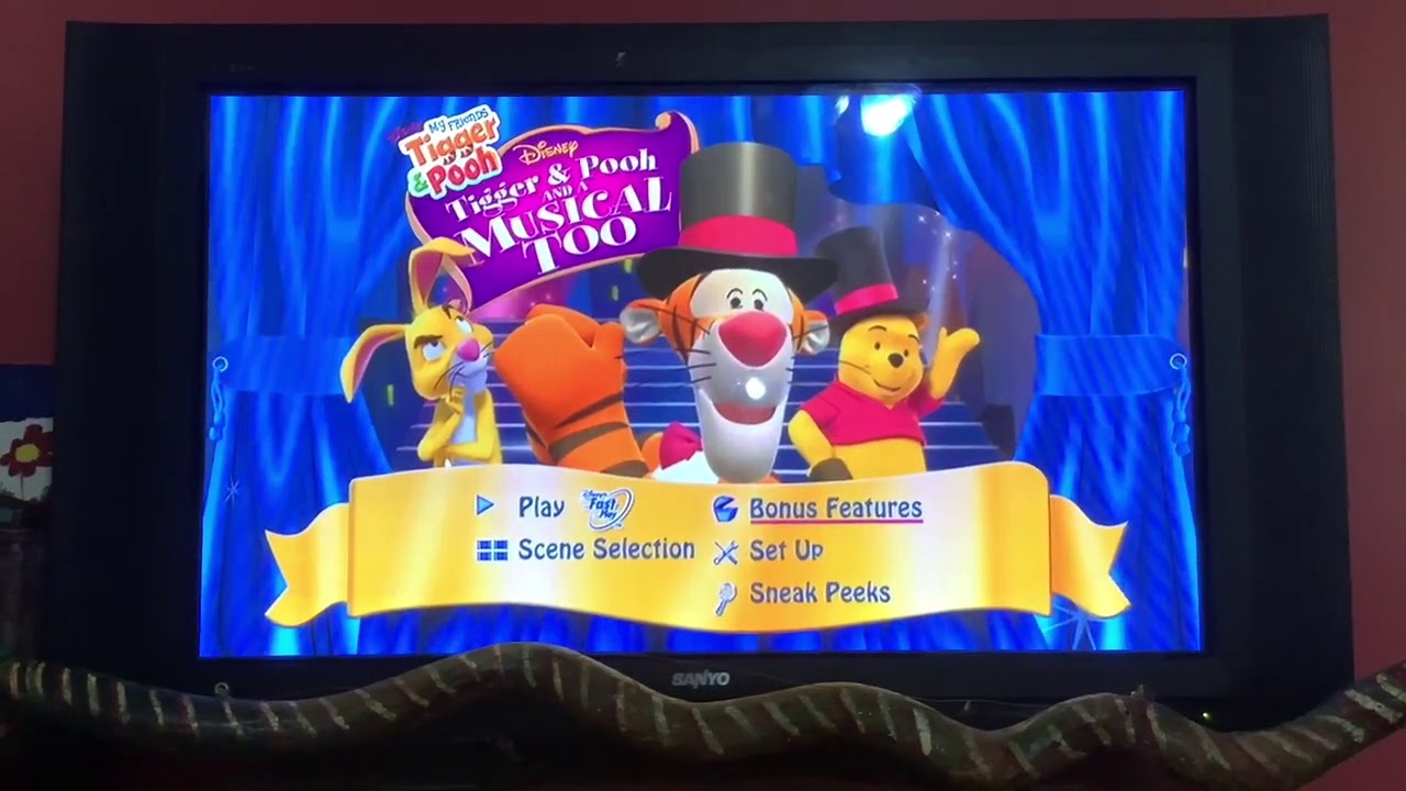 Tigger And Pooh And A Musical Too (US Canada And Mexican) 2008 DVD Menu ...