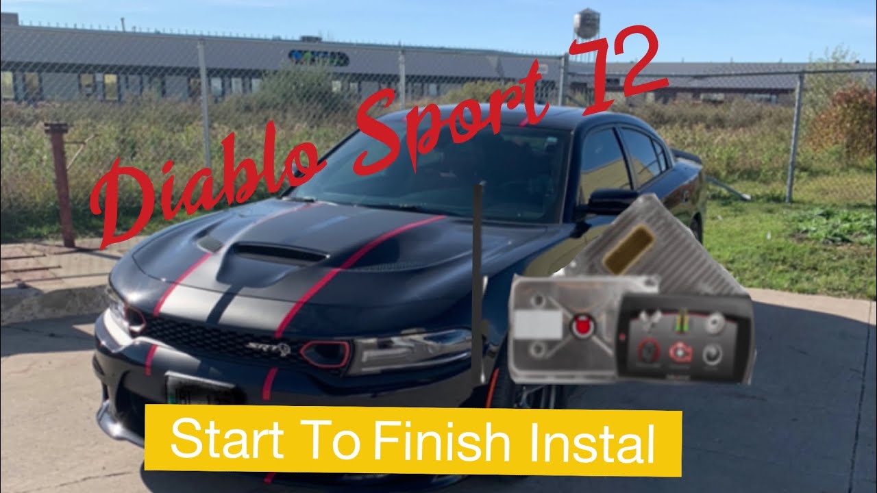 2019 Charger Hellcat Diablo Sport T2 Tuner and PCM full install - YouTube