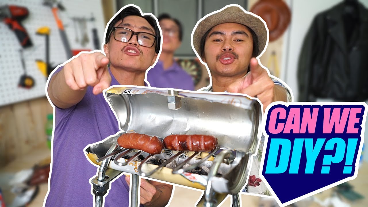 DIY MINI BBQ GRILL?! | CAN WE DIY?! - YouTube
