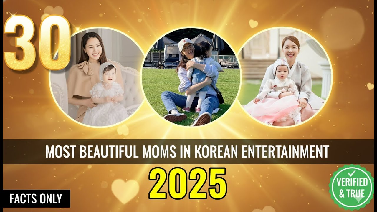 Top 30 Most Beautiful Moms in Korean Entertainment 2025 | Real-Life ...