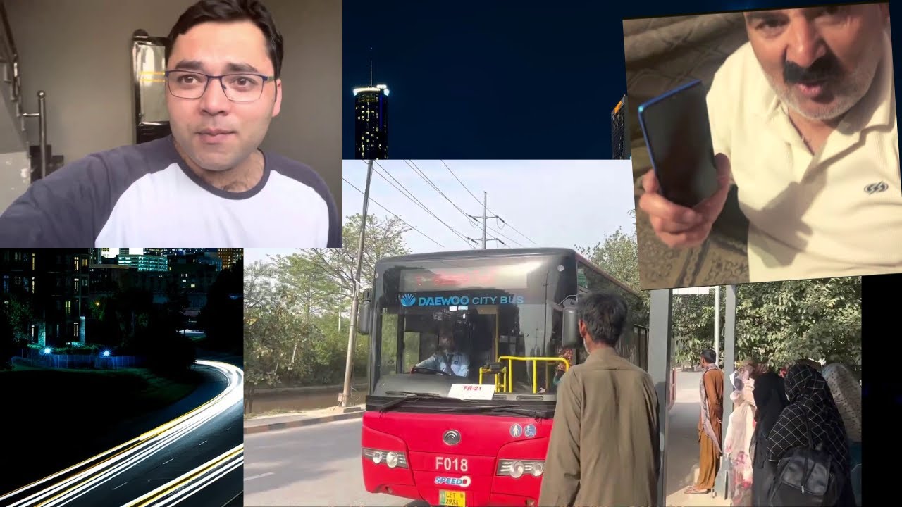 First vlog in Pakistan,, Speedo bus service Khera Pull Oppo mobile gift ...