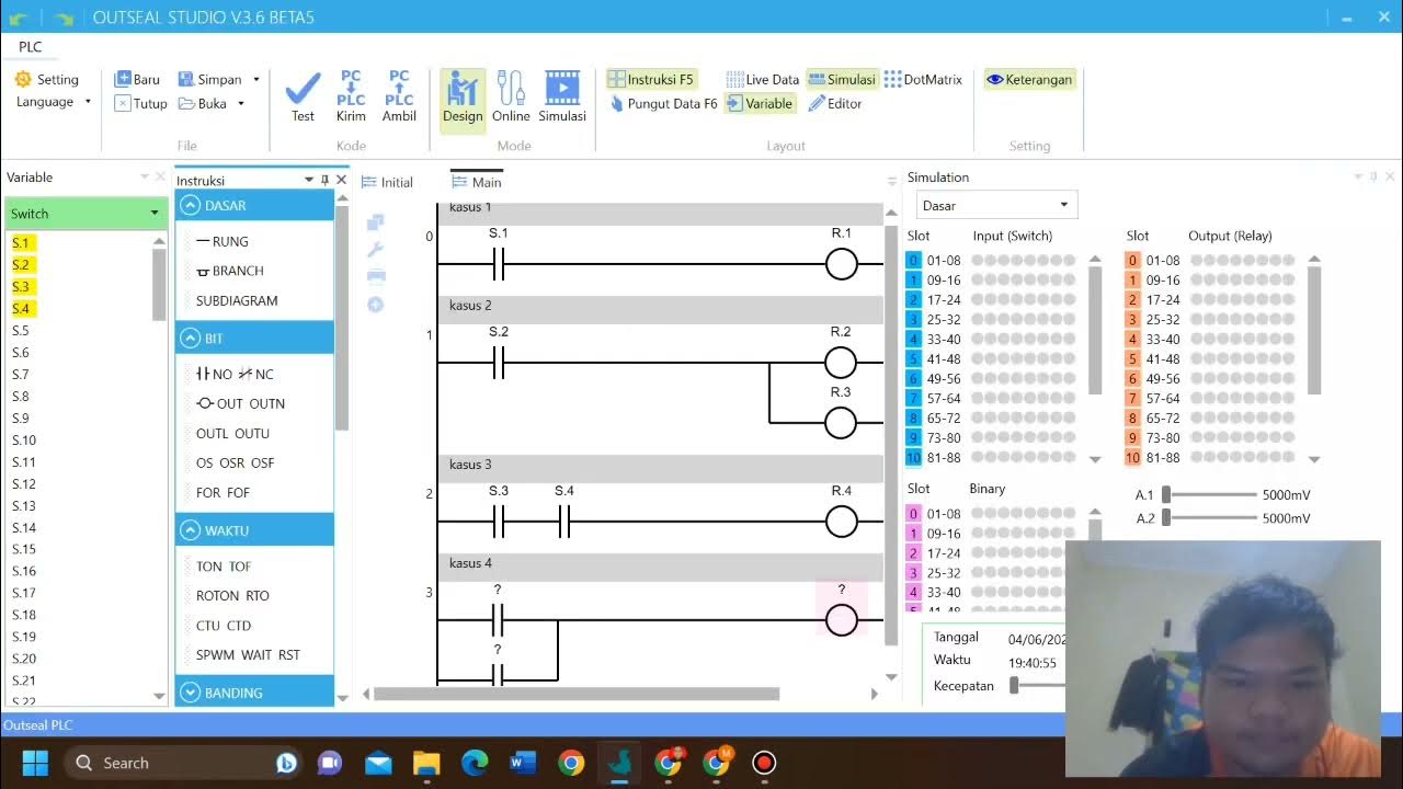 tugas membuat ladder diagram dengan contoh kasus menggunakan aplikasi ...
