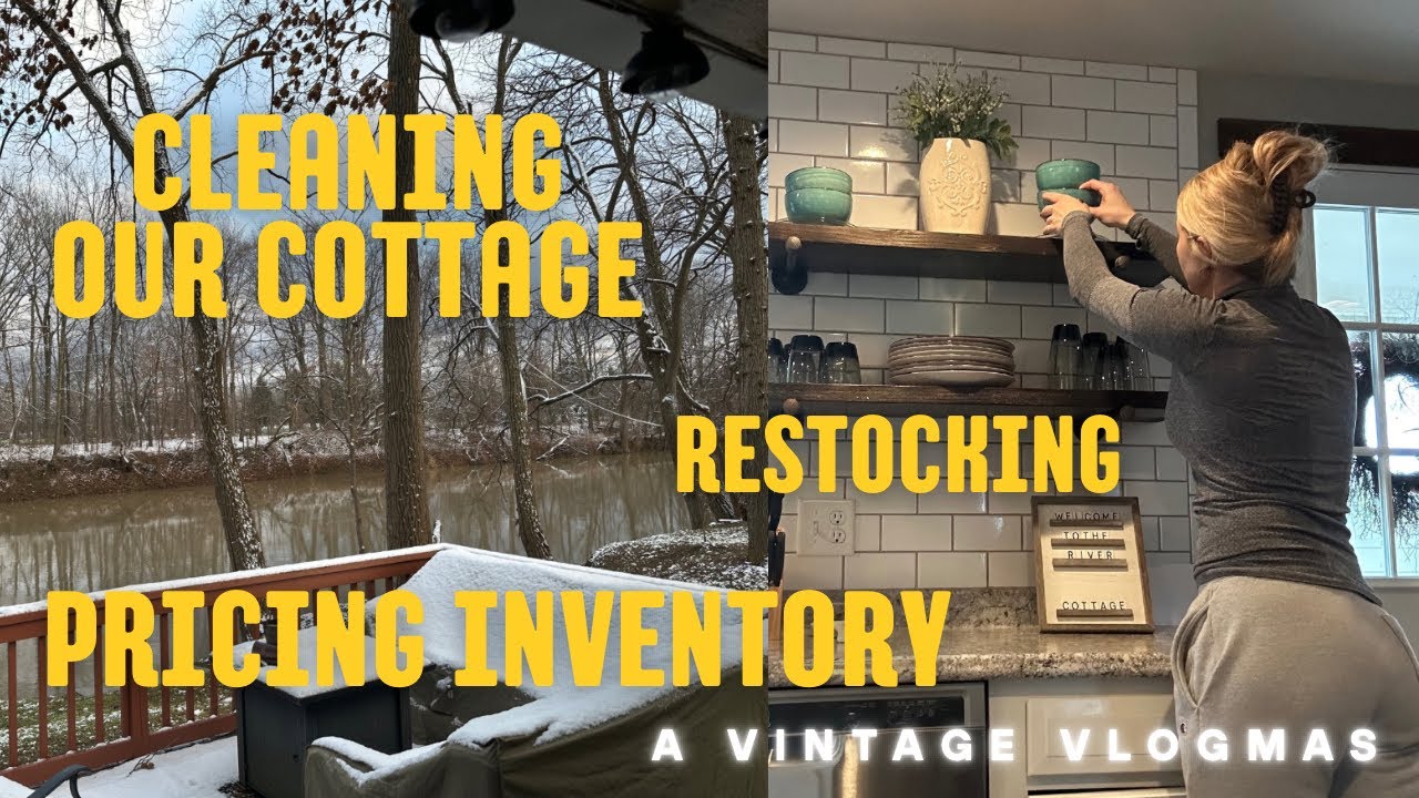 Vintage Vlogmas: We flipped this cottage | Airbnb rental | restock my ...