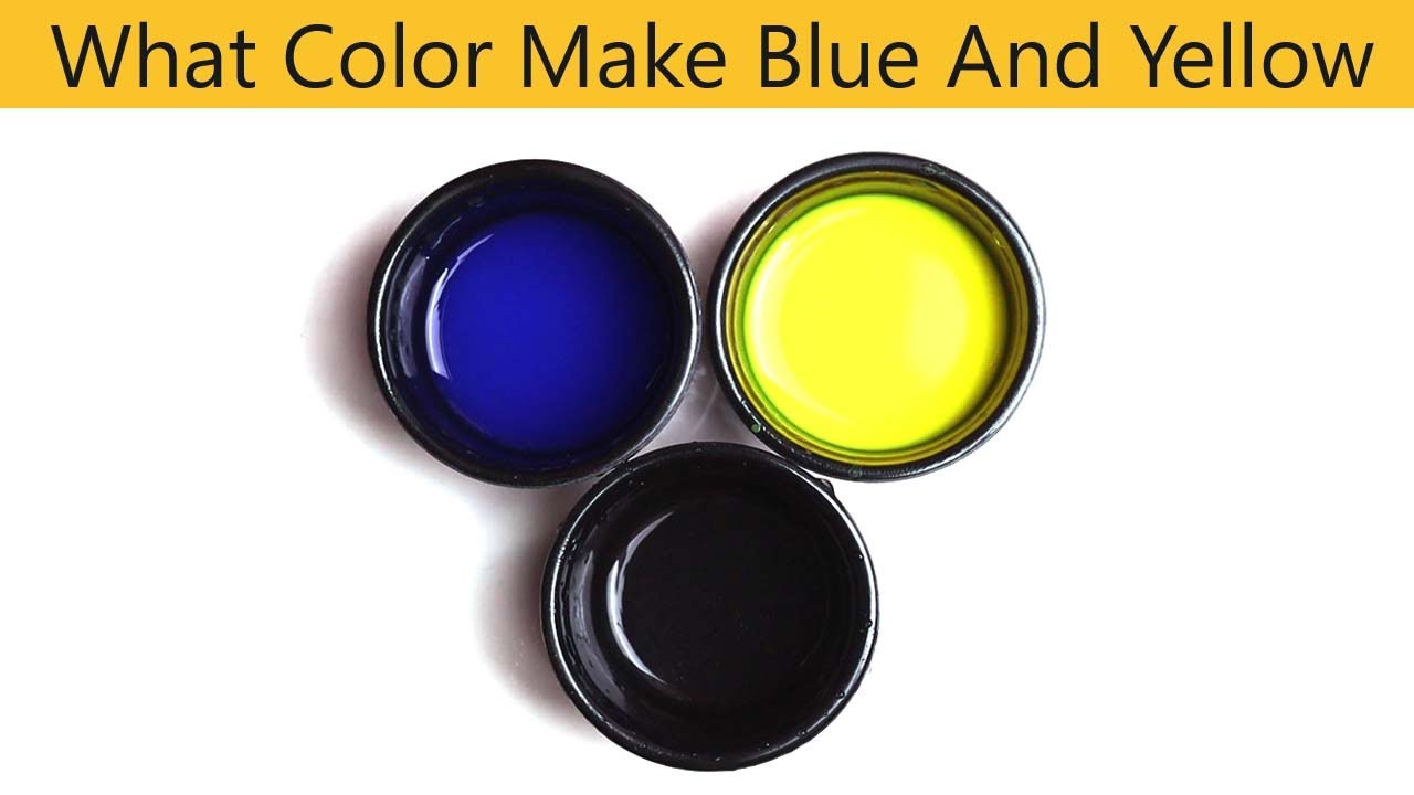 What Color Make Blue And Yellow - Water Color Mixing - YouTube