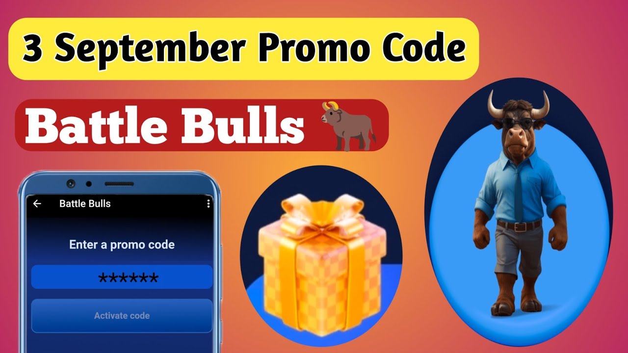 Battle Bulls Today Promo Code | 3 September Battle Bulls Promo Code ...