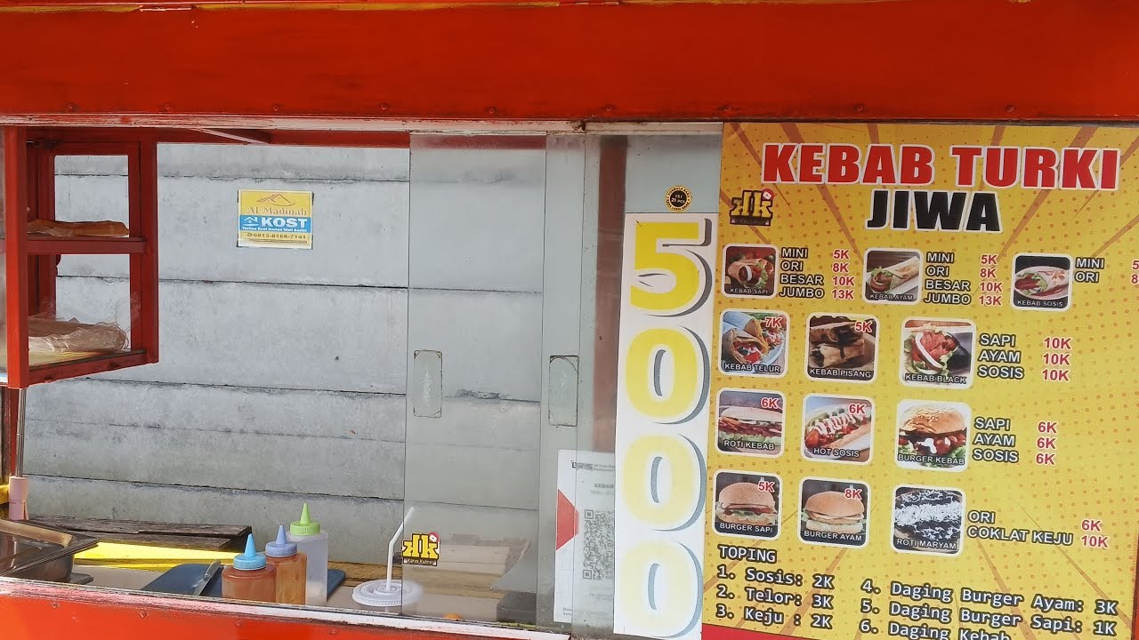 Kebab dan burger | Harga pelajar 5000 - YouTube