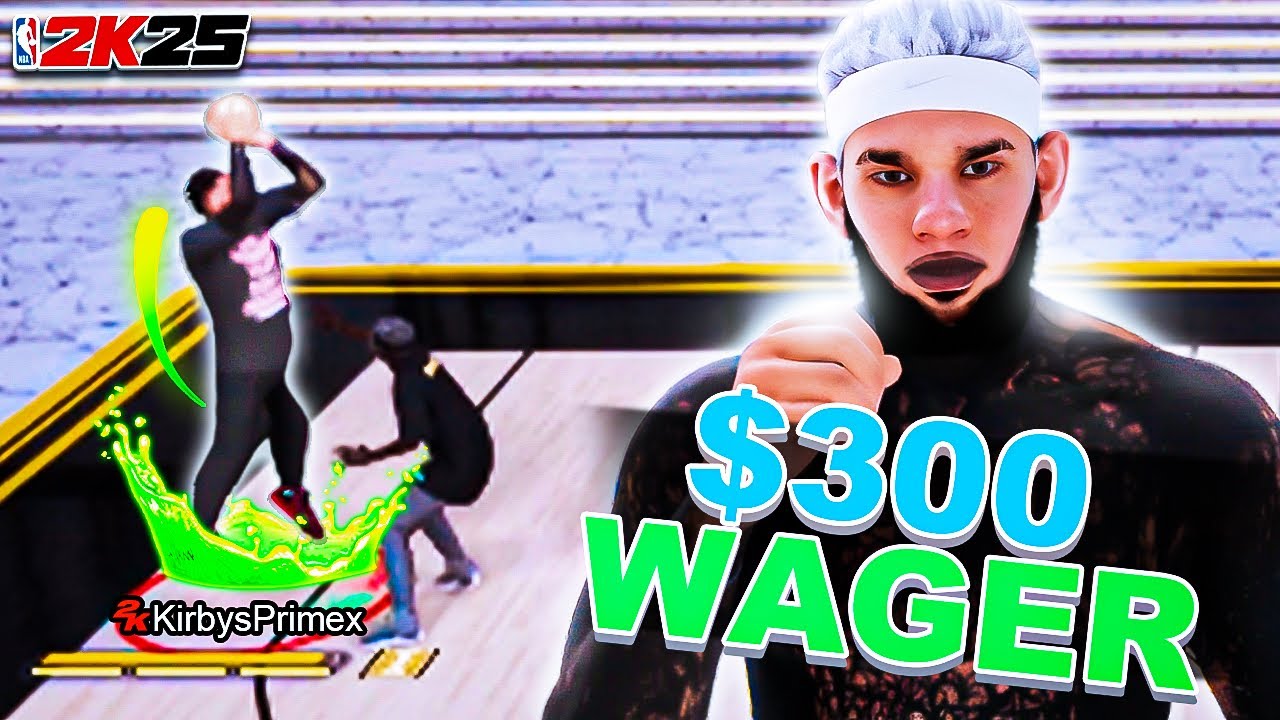 RARI VS KIRBYSPRIME $300 POT WAGER PERSONAL WAGER ON NBA 2K25 - YouTube