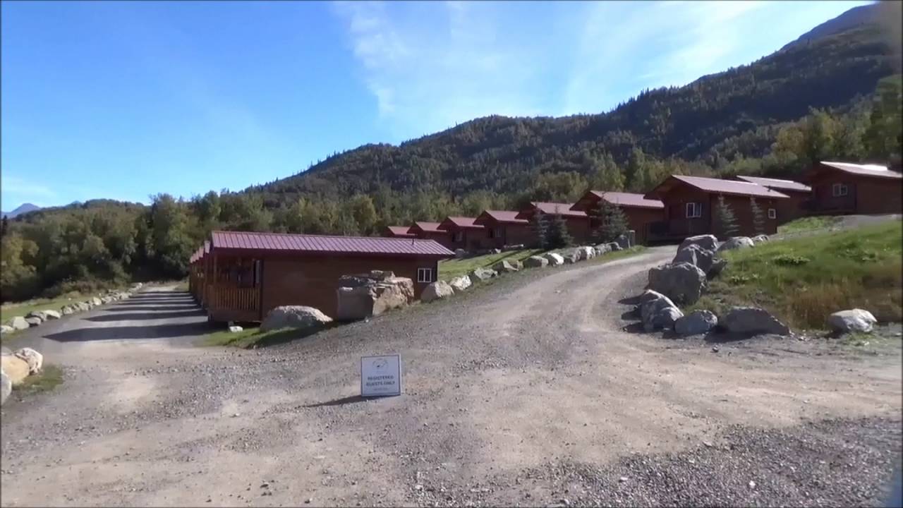 Knik River Lodge - ground view - YouTube