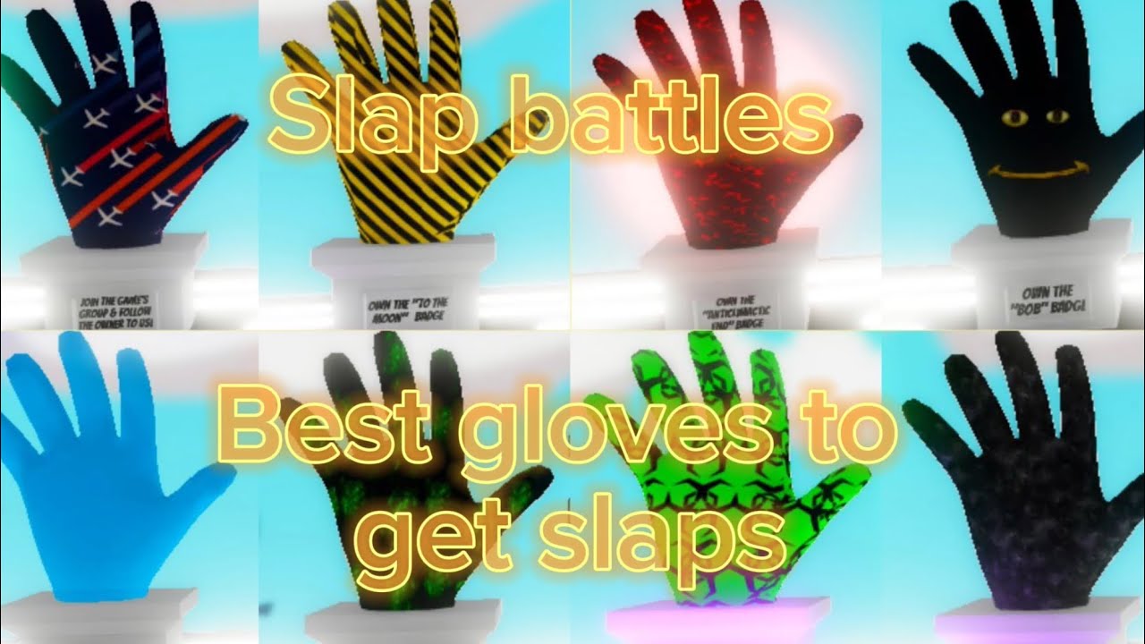 Best gloves to grind slaps in slap battle - YouTube