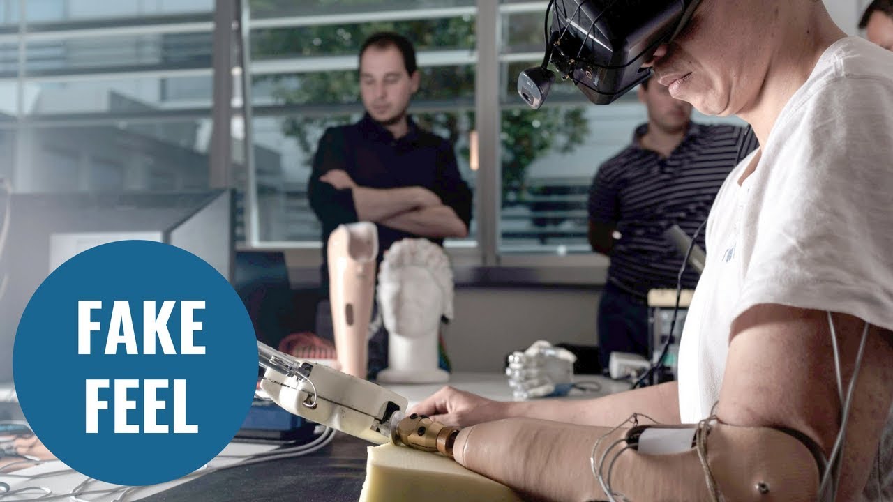 Fake limbs 'can feel like the real thing' - YouTube