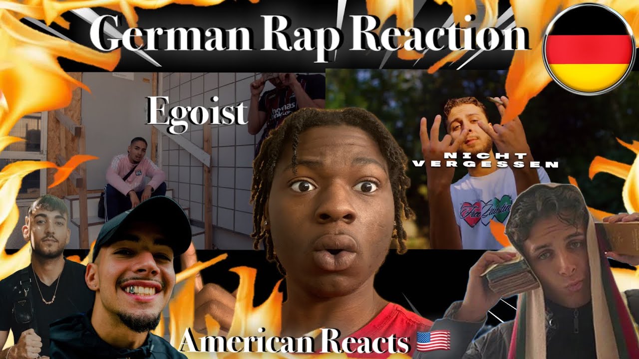 American Reacts to German Rap! Ft. Kidd Kawaki, Hoodblaq, Pashanim ...