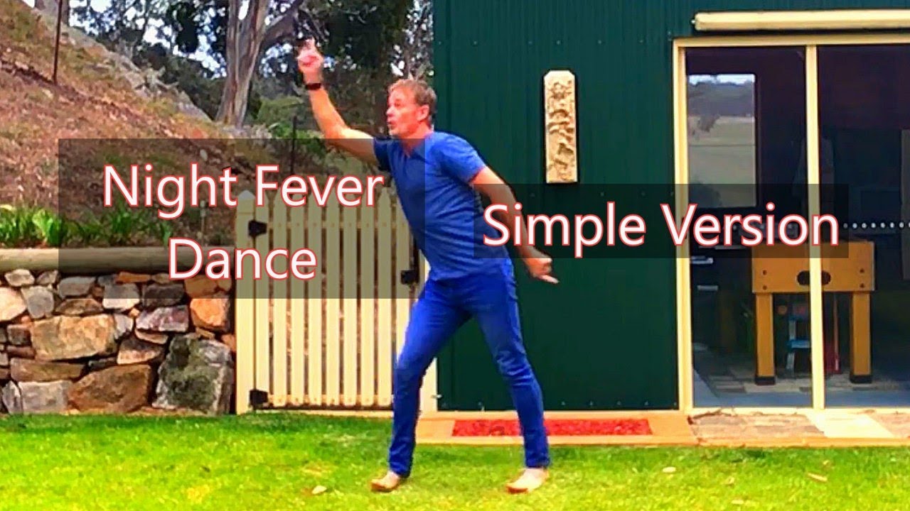 Night Fever Dance - Simple Version - YouTube