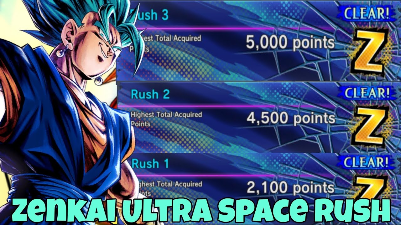 Dragon Ball Legends Zenkai Ultra Space Rush [Part 1] with Sparking ...