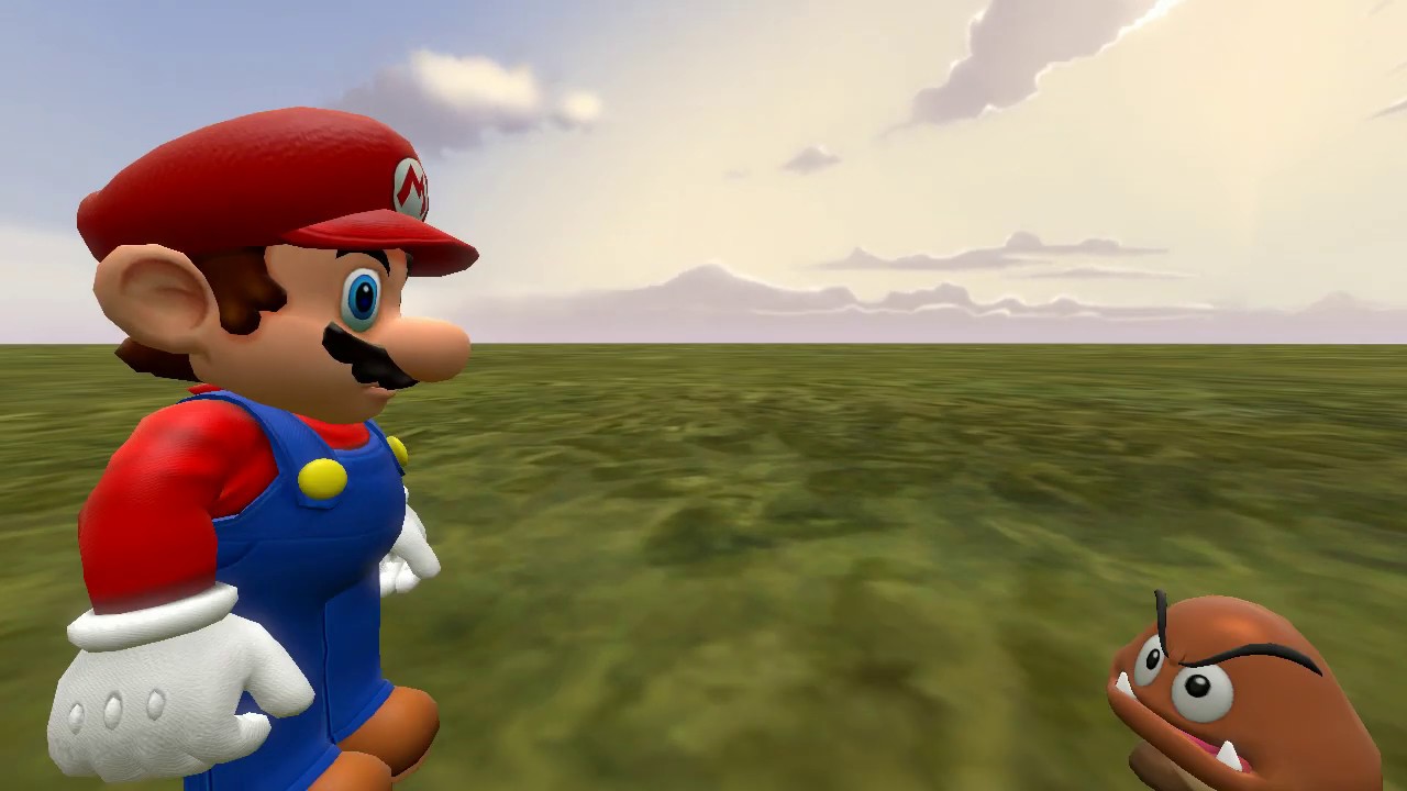Mario vs goomba - YouTube