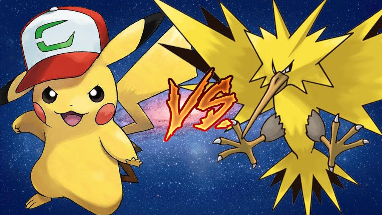POKEMON SONG ĐẤU ĐẠI CHIẾN - PIKACHU Và Chim Thần Sét Song Kiếm Hợp ...