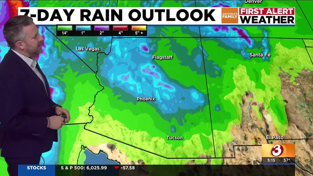 Weather changes could bring rain to Arizona, including Phoenix area ...