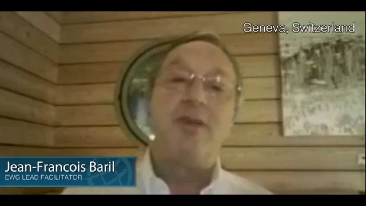Jean-Francois Baril Discusses the EWG Final Report - YouTube