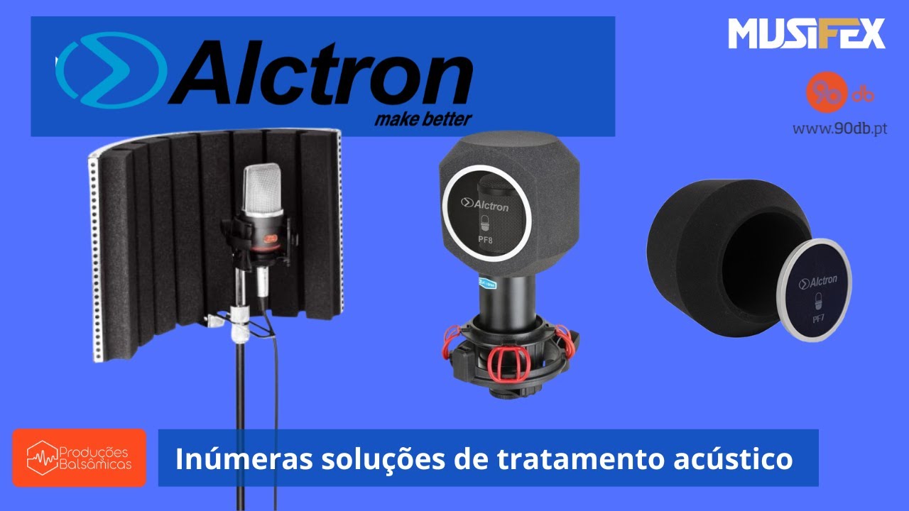ALCTRON PF7, 8 e 32. Pop filter / Tratamento acústico / Equipamento ...