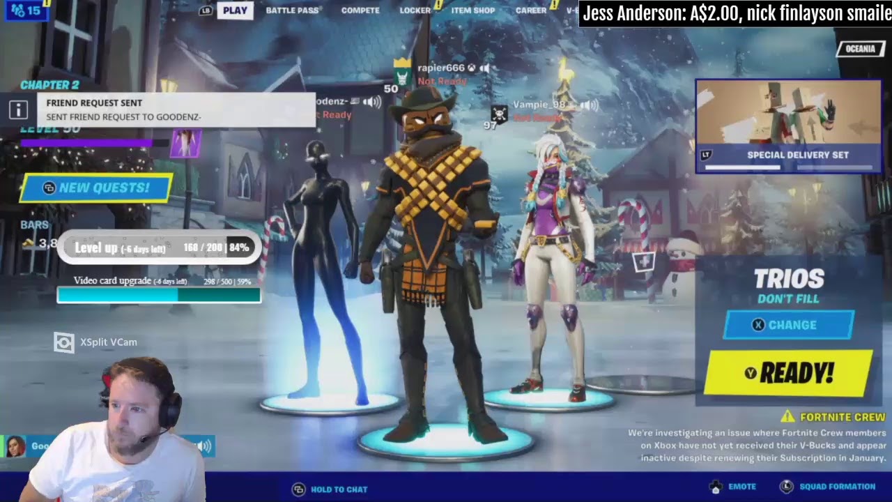 works slow: so lets play some fn and get some dubs. having bad eye day ...