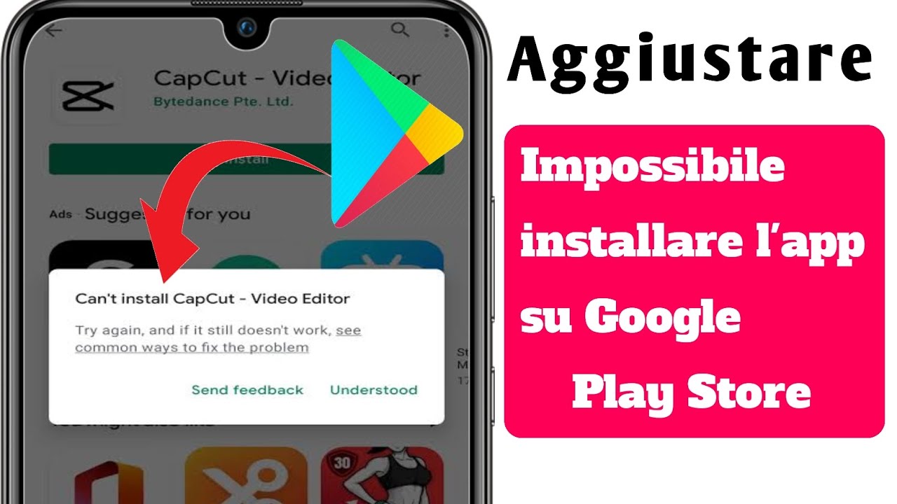 Come Risolvere Impossibile Installare L'app Problema Su Play Store - YouTube