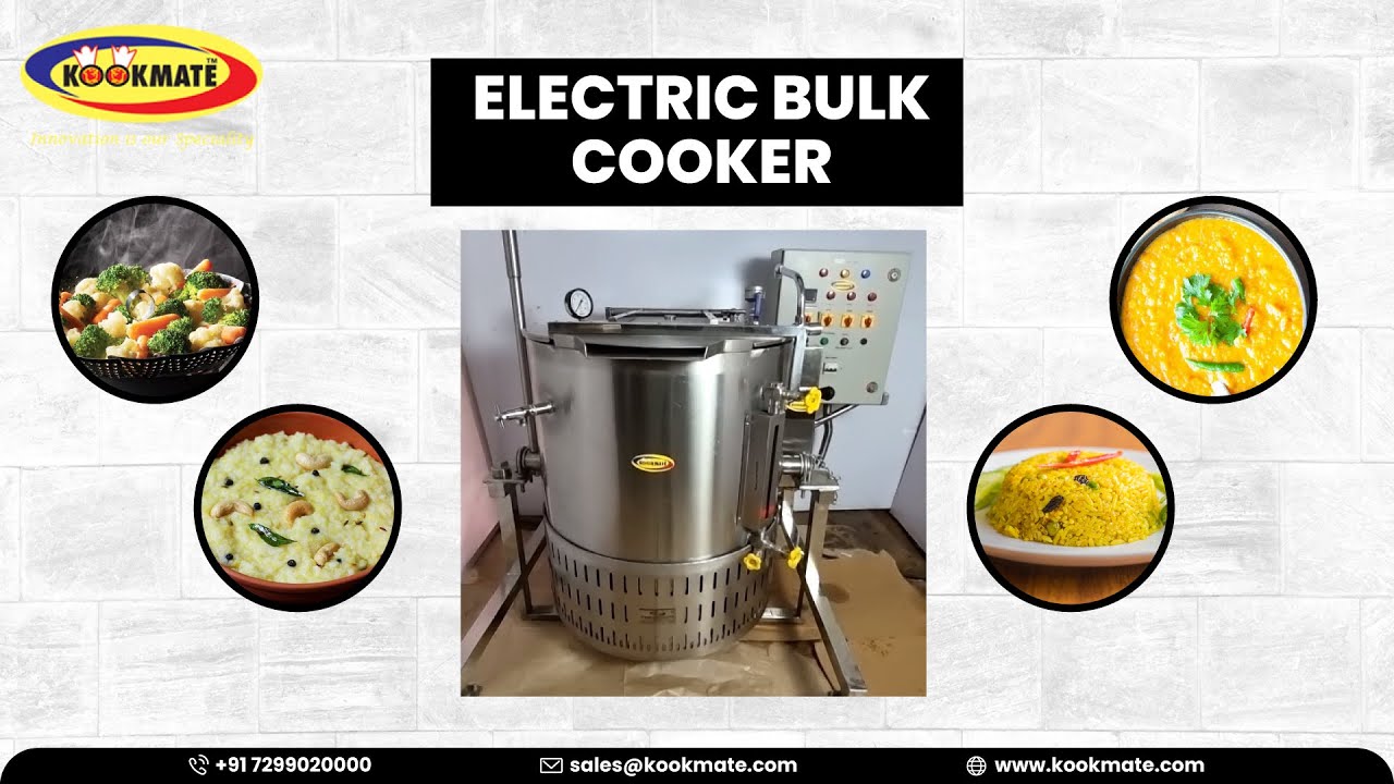 Electric Bulk Cooker | Steam cooking system | commercial Electric ...