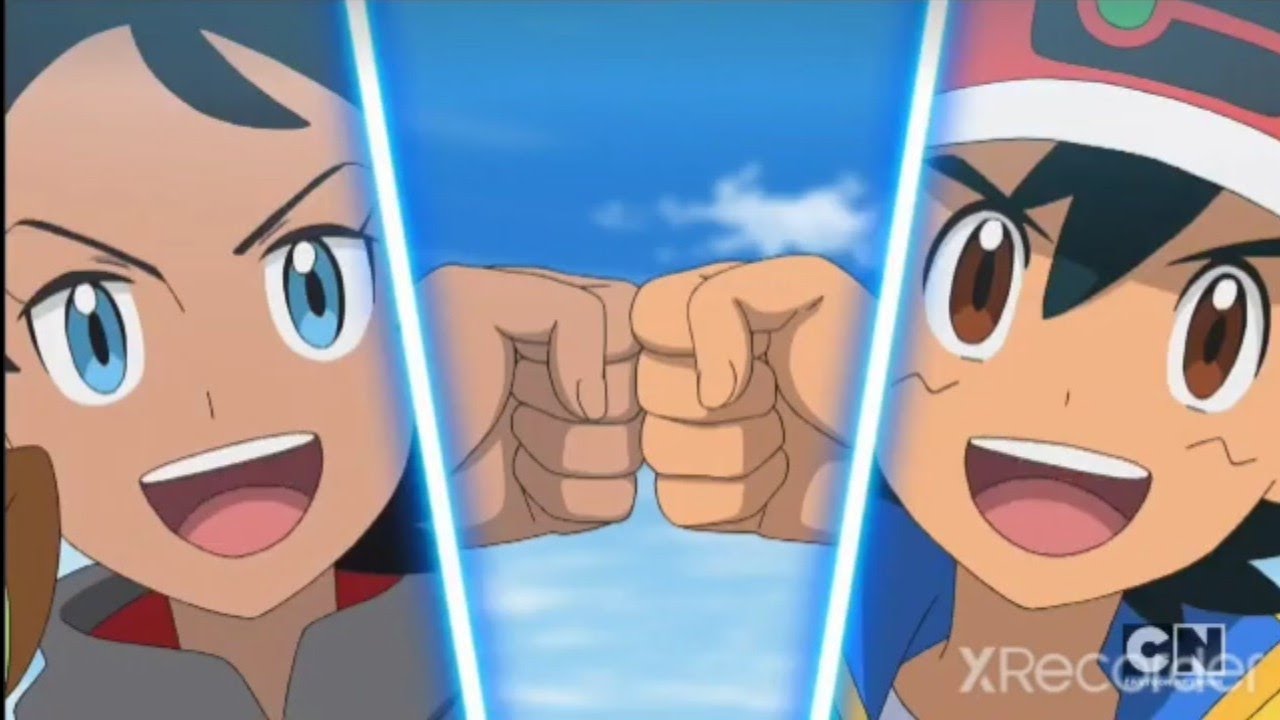 Ash and Goh say Goodbye to each other English Dubbed - YouTube