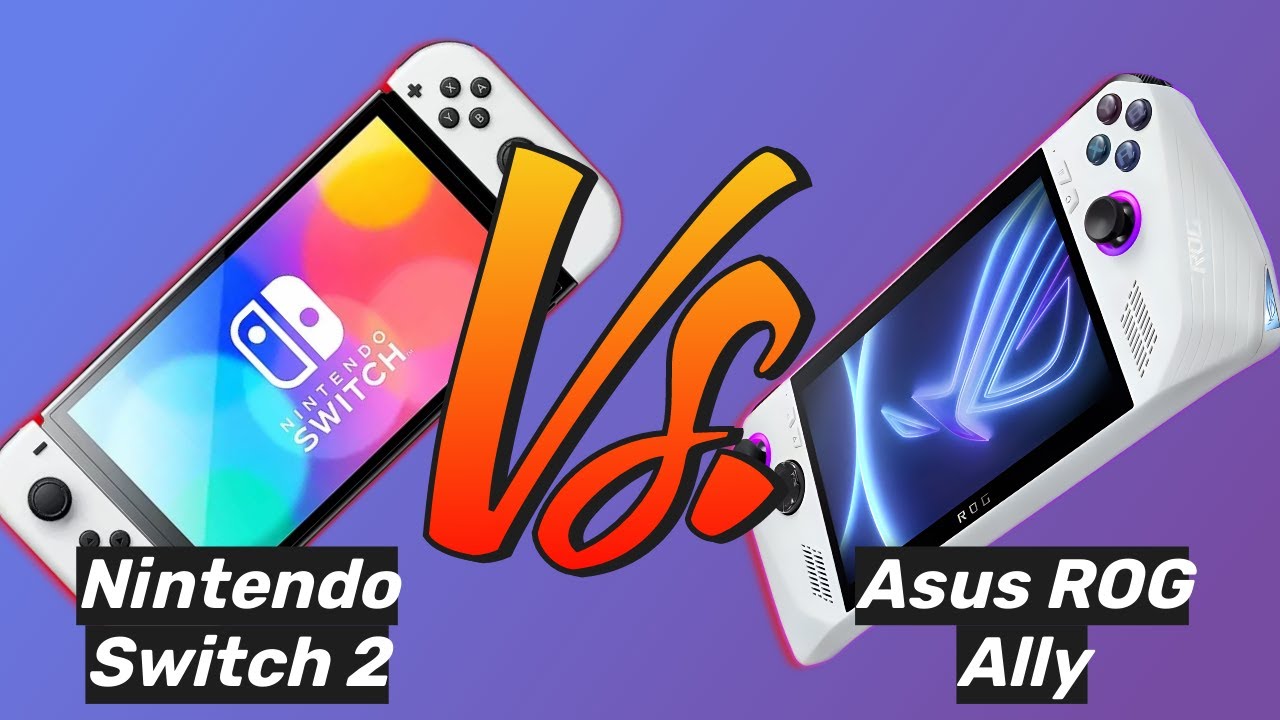Nintendo Switch 2 vs Asus ROG Ally Features - YouTube