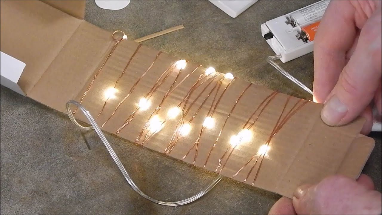 Mirabella 30 small LED copper wire string lights for $4 at BigW ...