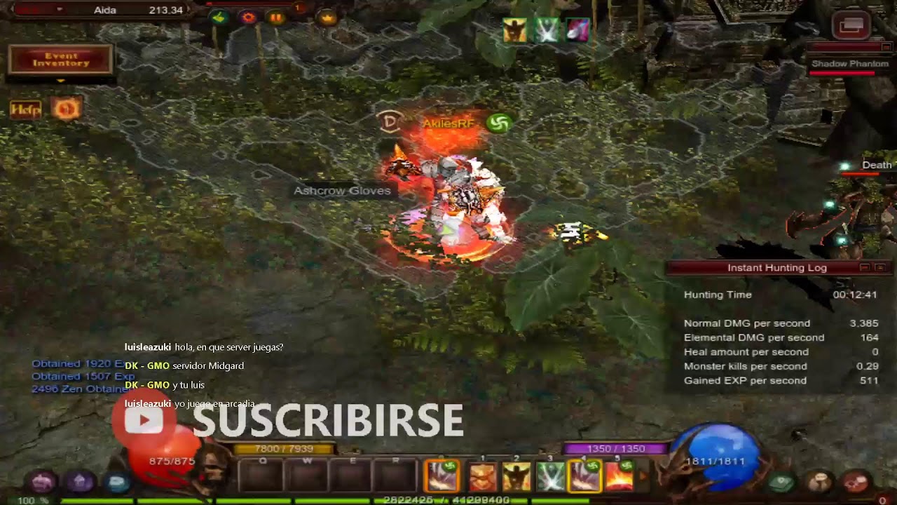 SUBIENDO RAGE FIGHTER A MASTER LEVEL - Mu Online - YouTube