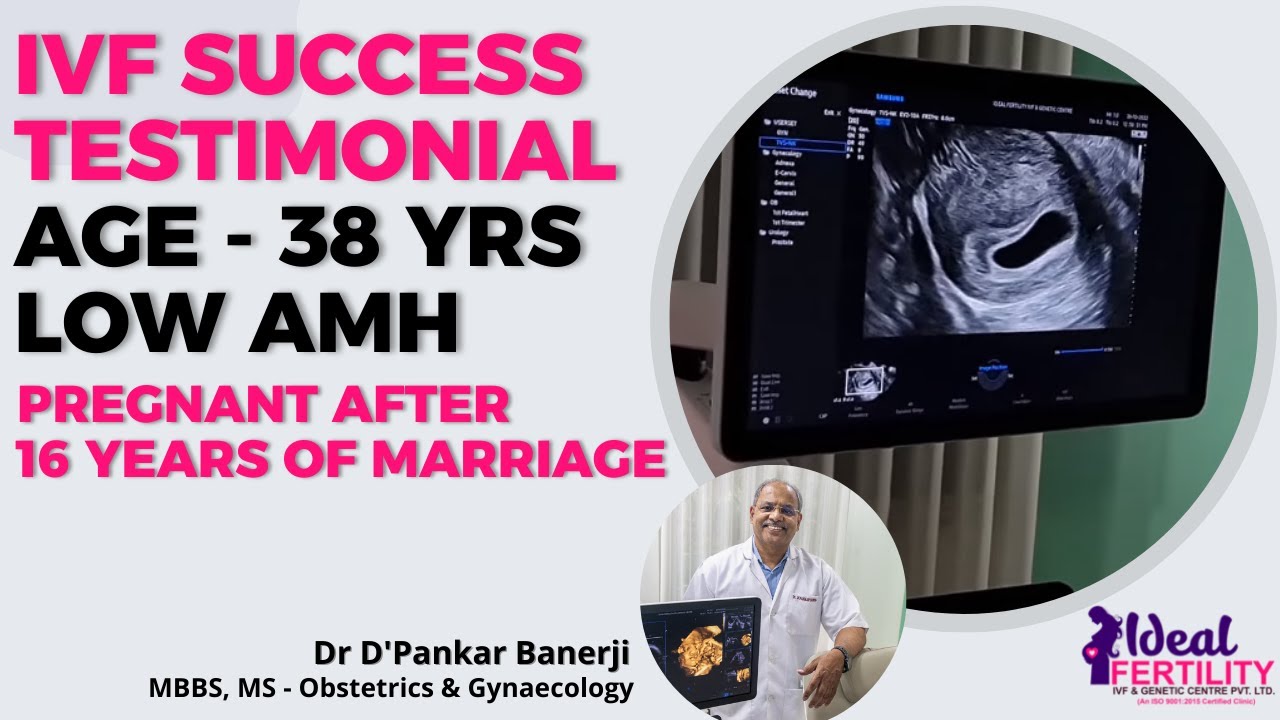 IVF SUCCESS Testimonial - Age 38 yrs Low AMH | Pregnant After 16 Yrs Of ...