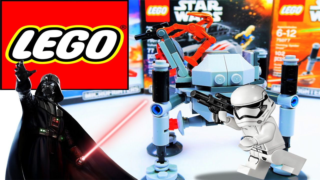 玩 樂高玩具 75077 星際大戰7 原力覺醒 開箱 迪士尼玩具 LEGO Star Wars Microfighters Homing ...