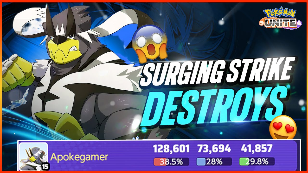 OMG URSHIFU BUILD 128K+ DAMAGE 😱 SURGING STRIKE BROKEN 🔥 | MASTER RANK ...
